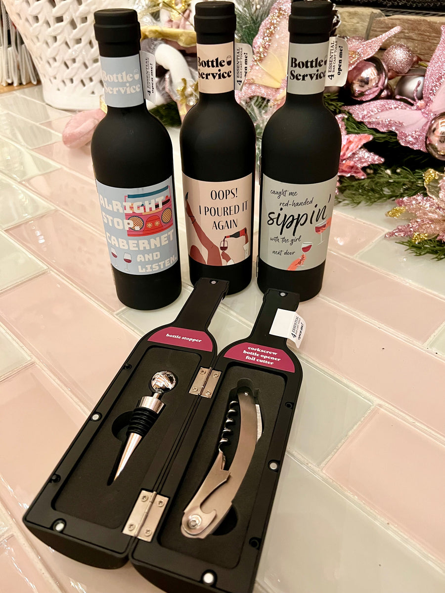 Wine Bottle Accessory Kit – Sash&Bow