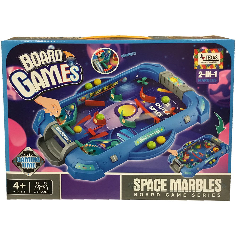 2-in-1 Pinball Space Marbles Tabletop Board Game – Sash&Bow