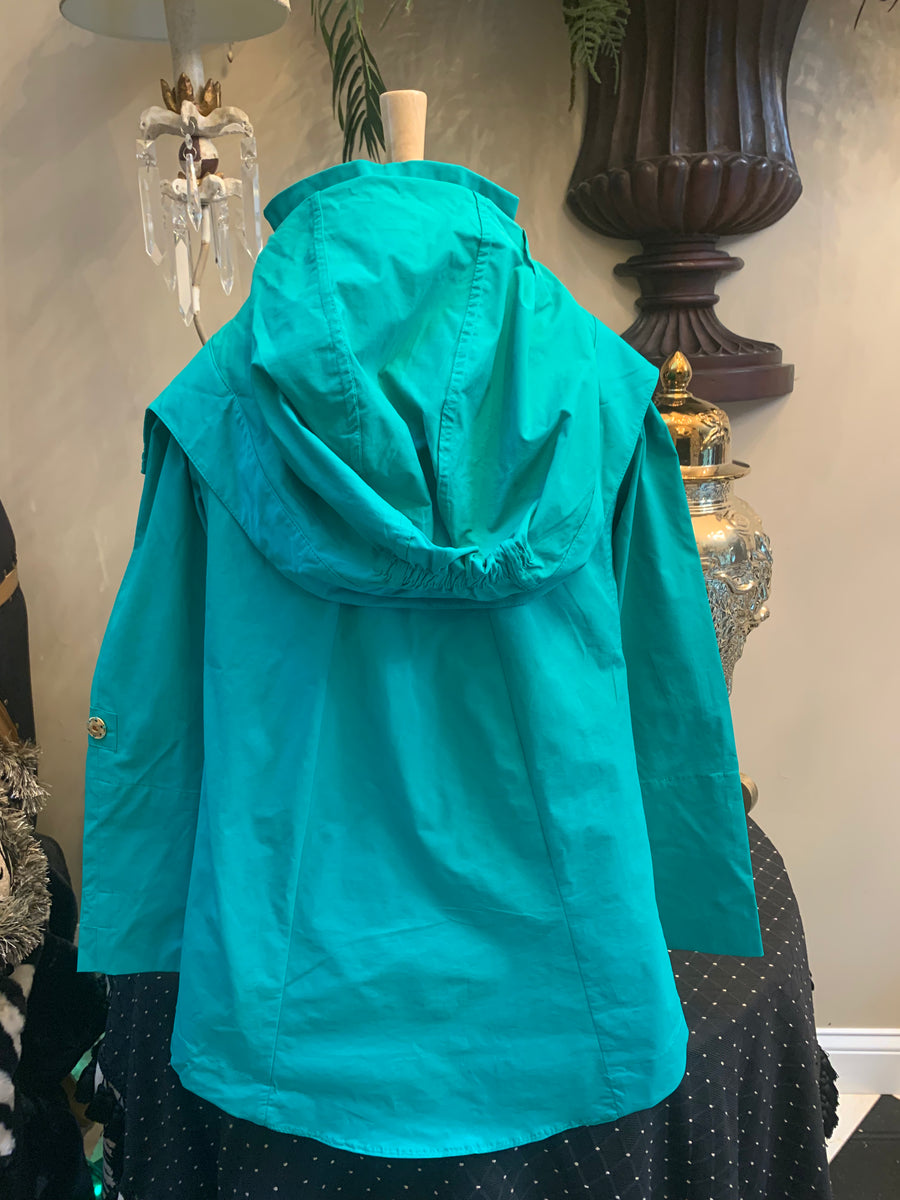 Jade Green Rain Jacket – Sash&Bow